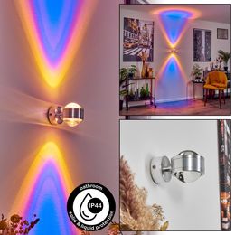 hofstein Indore Wandleuchte LED Aluminium, 2-flammig