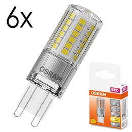 Osram LED G9 6er Set 4,8 Watt 2700 Kelvin 600 Lumen