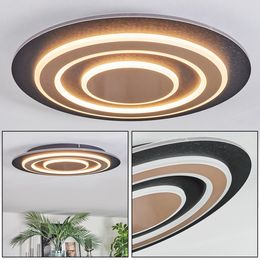hofstein Lidor Deckenleuchte LED Schwarz, 1-flammig