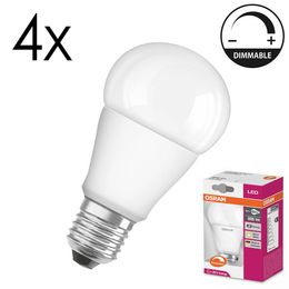 Osram LED E27 4er Set 9 Watt 2700 Kelvin 806 Lumen