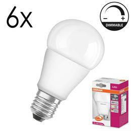 Osram LED E27 6er Set 9 Watt 2700 Kelvin 806 Lumen