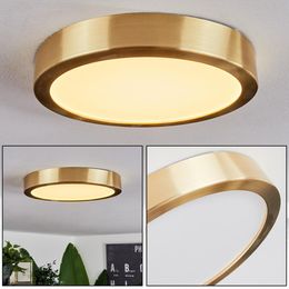 hofstein Finsrud Deckenpanel LED Gold, 1-flammig