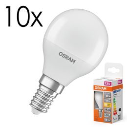 Osram LED E14 10er Set 4,9 Watt 2700 Kelvin 470 Lumen