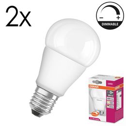 Osram LED E27 2er Set 9 Watt 2700 Kelvin 806 Lumen