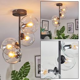 hofstein Koyoto Deckenleuchte Glas 15 cm Klar, 4-flammig