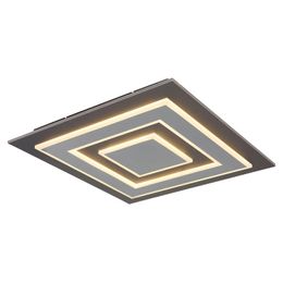 Globo Jayden Deckenleuchte LED Anthrazit, 1-flammig