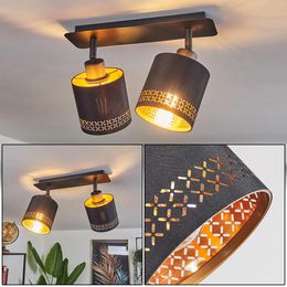 hofstein Ecuador Deckenleuchte Schwarz, 2-flammig