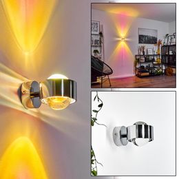 hofstein Sapri Wandleuchte Chrom, 1-flammig