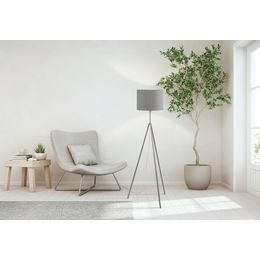 Eglo Leuchten Eglo SCIGLIATI Stehleuchte Nickel-Matt, 1-flammig