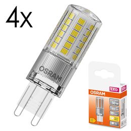 Osram LED G9 4er Set 4,8 Watt 2700 Kelvin 600 Lumen