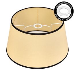 hofstein Chellas Lampenschirm 45 cm beige
