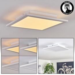 hofstein Valmanya Deckenleuchte 30 cm LED Wei&szlig;, 1-flammig