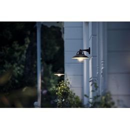 Philips Cormorant Au&szlig;enwandleuchte Schwarz, 1-flammig