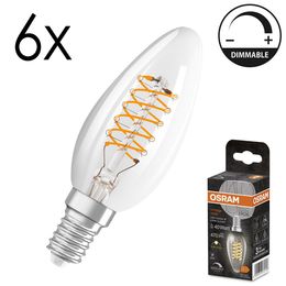 Osram LED E14 6er Set 4,8 Watt 2700 Kelvin 470 Lumen