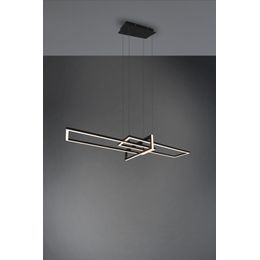 Trio Leuchten Salinas Pendelleuchte LED Schwarz, 1-flammig