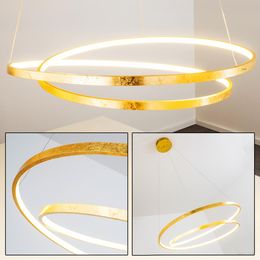 hofstein Stalon Pendelleuchte LED Gold, 1-flammig
