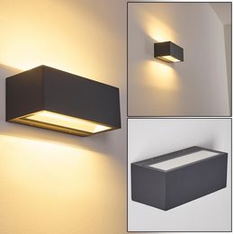 hofstein Spidern Au&szlig;enwandleuchte LED Aluminium, 1-flammig