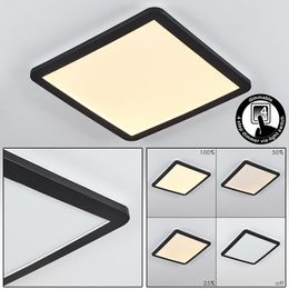 hofstein Siguna LED Panel Schwarz, Wei&szlig;, 1-flammig