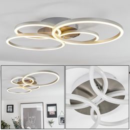 Globo Malanje Deckenleuchte LED Nickel-Matt, 4-flammig