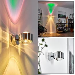 hofstein Sapri Wandleuchte Chrom, 1-flammig