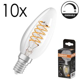 Osram LED E14 10er Set 4,8 Watt 2700 Kelvin 470 Lumen