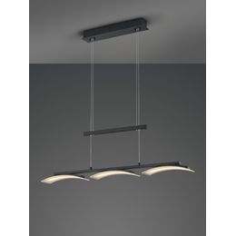 REALITY Ikaria Pendelleuchte LED Schwarz, 3-flammig
