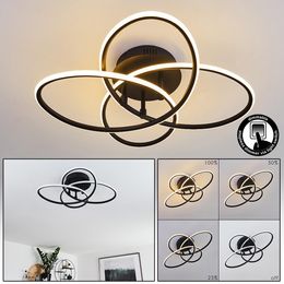 hofstein Sucre Deckenleuchte LED Schwarz, 4-flammig