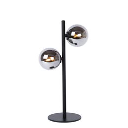 Lucide TYCHO Tischlampe Schwarz, 2-flammig