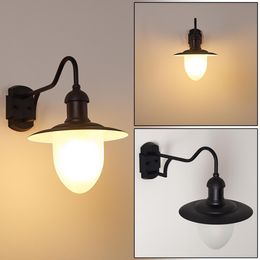 hofstein Surnu Au&szlig;enwandleuchte Schwarz, 1-flammig