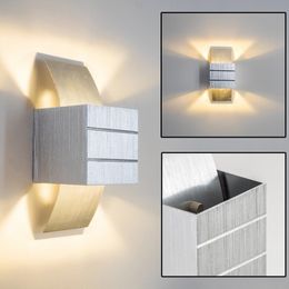 hofstein Istanbul Wandleuchte Edelstahlfarben, 1-flammig