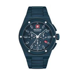 SWISS MILITARY HANOWA Uhren - Quarzuhr Sidewinder Ceramic - Gr. unisize - in Blau - f&uuml;r Damen