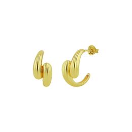 NOELANI Creolen Silber 925, gelbvergoldet in Gold | Gr.: onesize