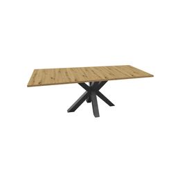 58 aufm Kessel ESSTISCH ausziehbar Ela 1 160 x 90 x 75 Esszimmertisch Graphit/Asteiche | Gr.: onesize