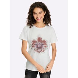 Heine T-Shirt in ecru | Gr.: 38