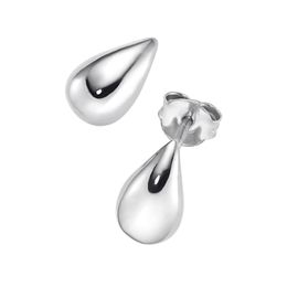 Paar Ohrstecker "in Tropfenform, Silber 925", silber, Giorgio Martello MILANO, Ohrringe, Damen, Silber 925 (Sterlingsilber)