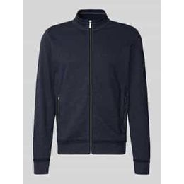 Bugatti Sweatjacke mit Stehkragen
