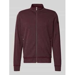 Bugatti Sweatjacke mit Stehkragen