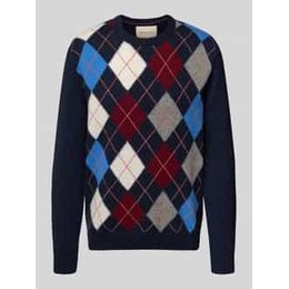 Gant Strickpullover mit Rundhalsausschnitt