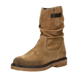 Stiefelette Tamaris "Tamaris Stiefelette Veloursleder", Damen, Gr. 40, braun, Veloursleder, Schuhe Stiefelette