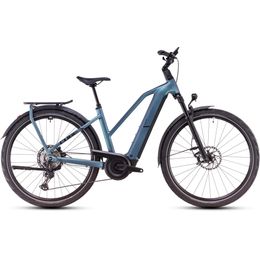 Cube Kathmandu Hybrid SLX 800 | Gr. 46 cm | Aluminium E-Trekkingbike Blau