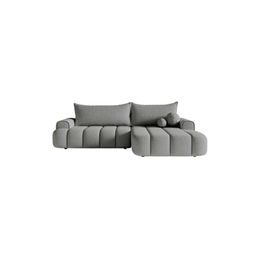 Selsey Ecksofa mit Schlaffunktion Dandelino grau Maße (cm): B: 275 H: 80 » Höffner