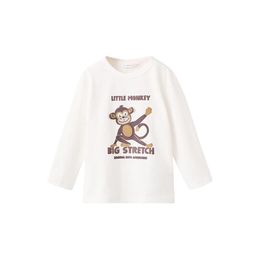 Mango Kids Shirt 'AMEDIO' Jungen Gr&ouml;&szlig;e 104 braun / khaki / offwhite