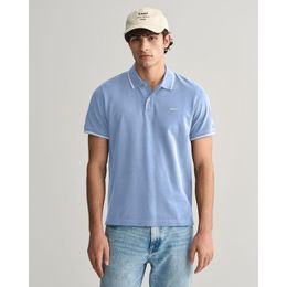 Gant Poloshirt »TIPPING SS PIQUE POLO« FRESH BLUE XL XL 2-Knopf-Form am Ausschnitt: praktisch und stilvoll