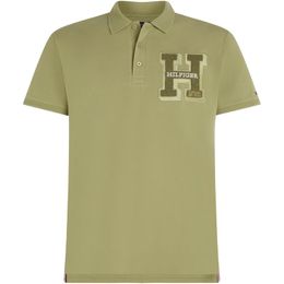 Tommy Hilfiger Big & Tall TOMMY HILFIGER BIG & TALL Poloshirt »BOUCLE H EMBRO REG POLO« Große Größen, Große Marken-Applikation faded olive 5XL 5XL Poloshirt von Tommy...