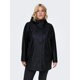 Only CARMAKOMA Parka »CARELLEN RAINCOAT OTW« mit Kapuze Night Sky XL XL Einfarbiger Curvy-Mantel von Only CARMAKOMA