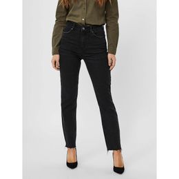 Véro Moda VERO MODA Straight-Jeans »VMBRENDA« black denim 28 - Länge 30 Länge 30 28 Straight-Jeans mit High Waist: betont die Taille und streckt die Figur