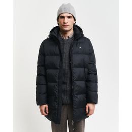 Gant Steppjacke »ACTIVE CLOUD MID LENGTH JACKET« mit Kapuze BLACK 3XL 3XL Winterjacke von Gant