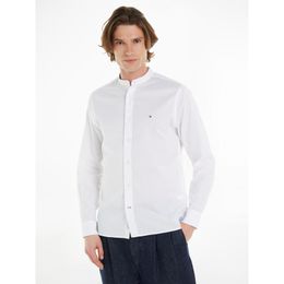 Tommy Hilfiger Langarmhemd »NATURAL SOFT SOLID MAO RF SHIRT« mit modischem Mao Hemdkragen white XXL - N-Gr N-Gr XXL Hemd von Tommy Hilfiger