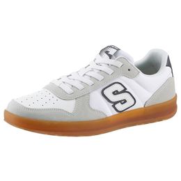 Skechers Slip-On Sneaker »NEW WAVE CUP-CALVEN«, Retro Sneaker, Schnürschuh mit Gummizug offwhite-beige 48,5 48,5 Bequeme Skechers Sneaker im Retro...