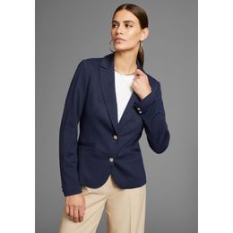 HECHTER PARIS Sweatblazer mit eleganter Knopfleiste navy 46 46 Komfortabler Sweatblazer von HECHTER PARIS